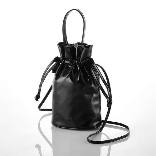 エレコム（ELECOM） MAPOCHE スマホ用ショルダーポーチ 巾着型 P-MAP08BK メタリックブラック｜【ハンズネットストア】