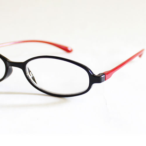 ベイライン（Bayline） TR90 オーバルスリムフレーム バイカラー 1660‐A レッドブラック 1.5 （一般医療機器）｜【ハンズネットストア】