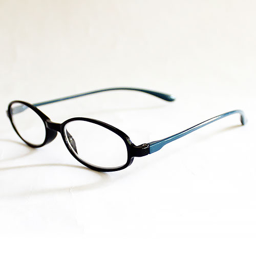 ベイライン（Bayline） TR90 オーバルスリムフレーム バイカラー 1660‐D ブルーブラック 2.5 （一般医療機器）｜【ハンズネットストア】