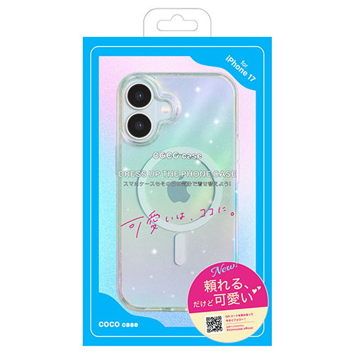 【iPhone17】 ココケース（COCO case） ラメオーロラケース オーロラ｜【ハンズネットストア】