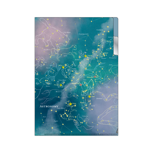 グリーンフラッシュ（GreenFlash） STUDY HOLIC クリアファイル A5 ST－336 天文学｜【ハンズネットストア】