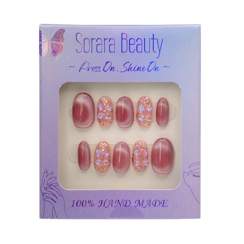 ソララビューティー（Sorara Beauty） ネイルチップ Mサイズ Rose Shine｜【ハンズネットストア】