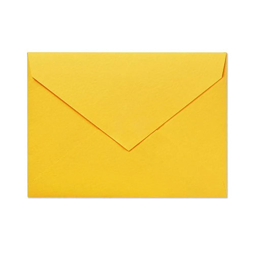 G.C.PRESS ふみ揃えカラー封筒 082－58 イエロー 5枚入｜【ハンズネットストア】
